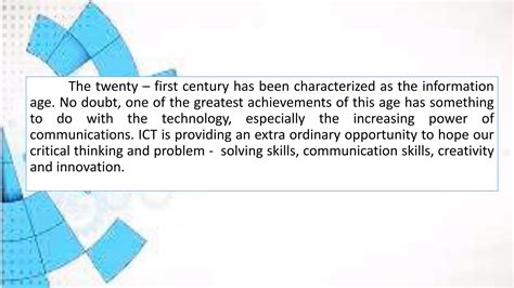 unit 6 information communication technology ict pptx internet
