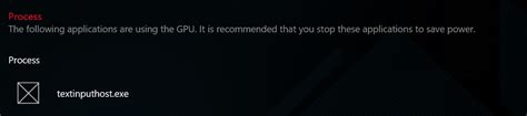 friggin textinputhost keeps using the gpu and doubles the drainage