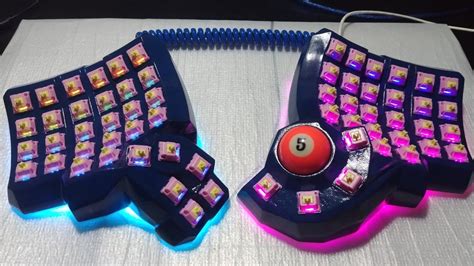 My Diy Trackball Dactyl Keyboard R Trackballs