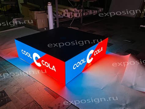Подиум для товара с подсветкой