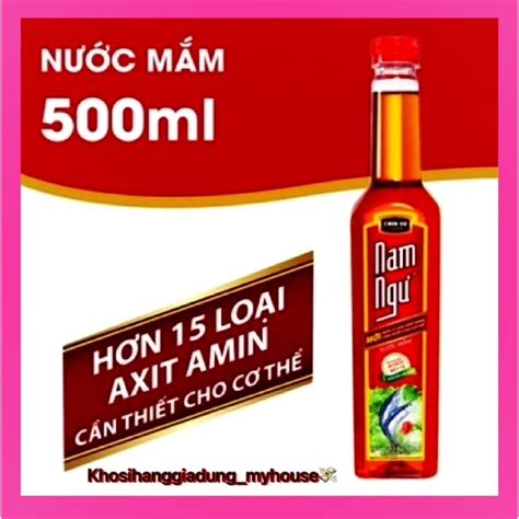 Nước Mắm Nam Ngư Chai 500ml Và 750ml Hương Vị đậm đà Shopee Việt Nam