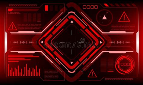 Hud Sci Fi Interface Screen Danger Warning View Design Virtual Reality