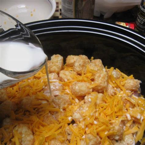 Cheesy Chicken Tater Tot Casserole