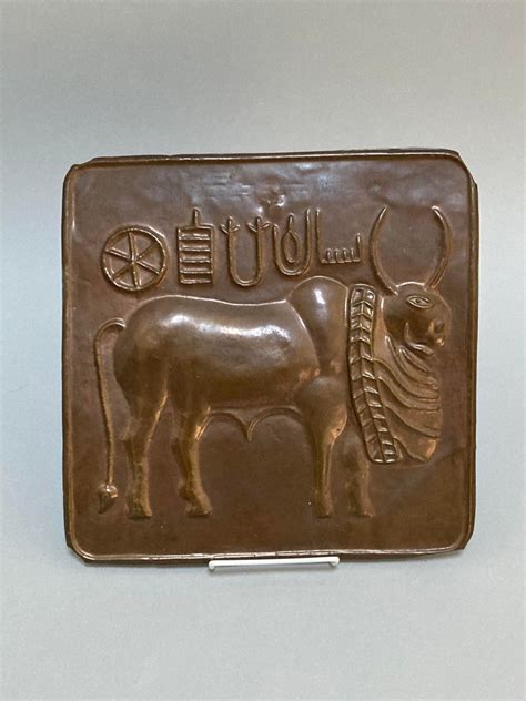 Harappan Indus Valley Mohenjo Daro Sacred Bull Seal Hammered Etsy