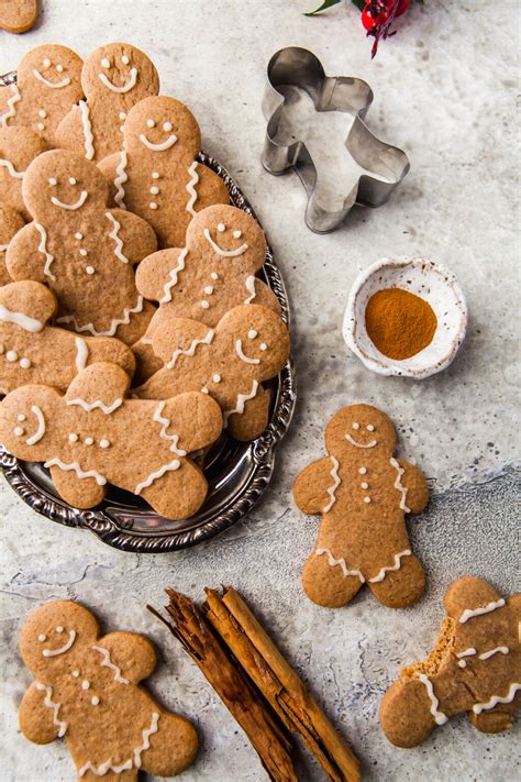 Christmas Gingerbread Man Cookies The Novice Chef