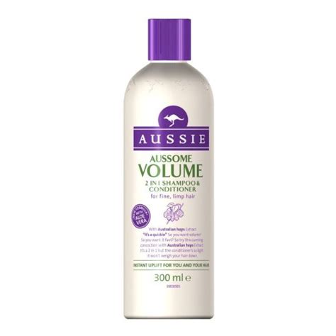 Aussie Aussome Volume 2-in-1 Shampoo and Conditioner 300 ml - Pack of 3 ...