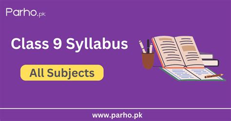9th Class Smart Syllabus 2026 All Subjects Punjab Board