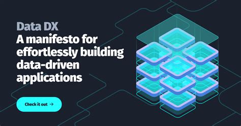 Data Dx A Manifesto For Effortlessly Building Data Driven Applications