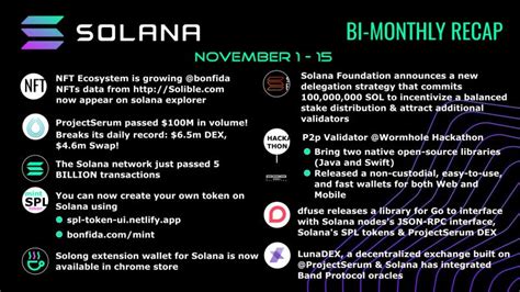 solana labs on linkedin solana ecosystem bi monthly recap ☀️
