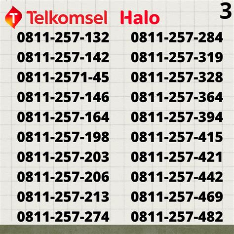 Jual Kartu Halo 10 Digit Murah Shopee Indonesia