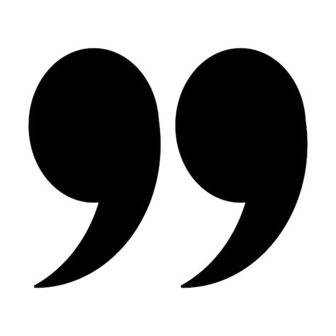 Premium Vector Quotation Mark Icon