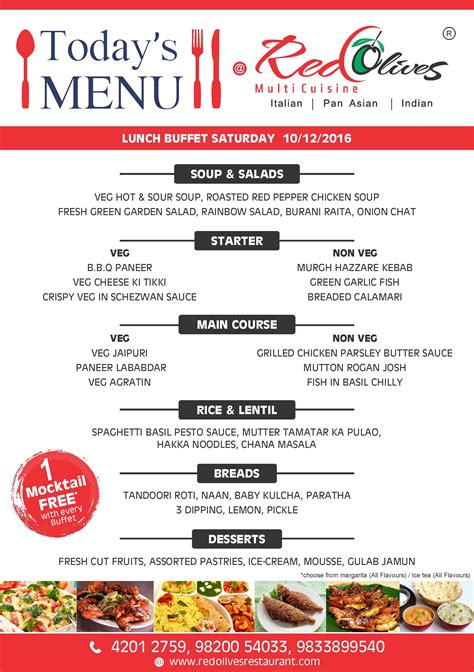 Starters Menu