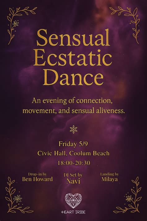 Sunshine Coast Conscious Dance Calendar Sunshine Coast Qld