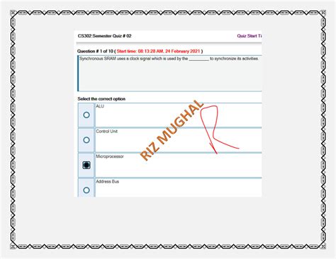SOLUTION Cs Quiz Lecture To Studypool