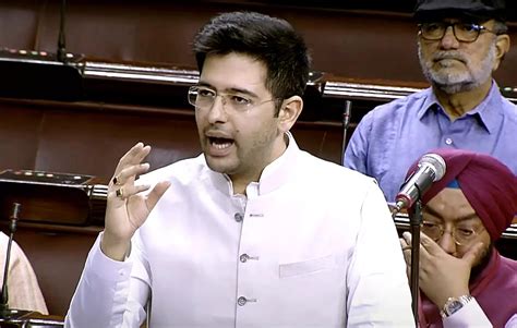 Aap Mp Raghav Chadha Suspended From Rajya Sabha The Purbottar