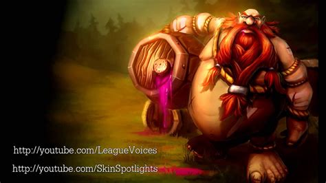 Gragas Voice Deutsch German League Of Legends Youtube