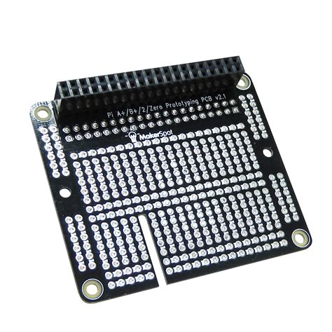 Buy Raspberry Pi 3 Prototyping Board Proto Breadboard Hat By Makerspot Soldered With Female Pin