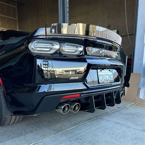 Camaro Rear Diffuser Raw Aluminum 19 24 Camaro Excluding Zl1 Free
