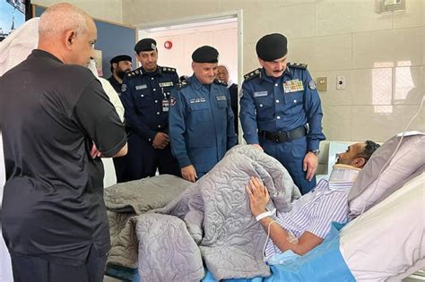 المكراد الخالد يتابع حالة الإطفائي المصاب جريدة الجريدة الكويتية