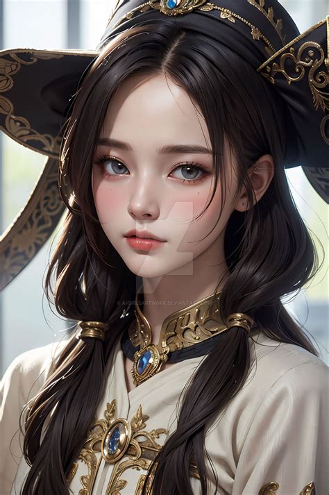 Cute Anime Ai Girl By Aigirlsartwork On Deviantart