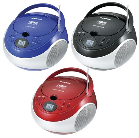 Portable Mp3cd Player With Amfm Stereo Radio Naxa Electronics