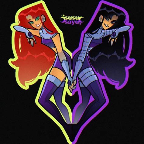 𝐒𝖚𝖊さゆみ On Instagram Sisters Between Starfire And Blackfire Which