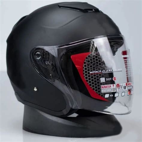 Jual Helm Mla Kyoto Solid White Helm Half Face Sni Premium Untuk Pria