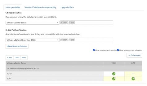 Vmware Interoperability And Upgrade Matrix Vblog Nl