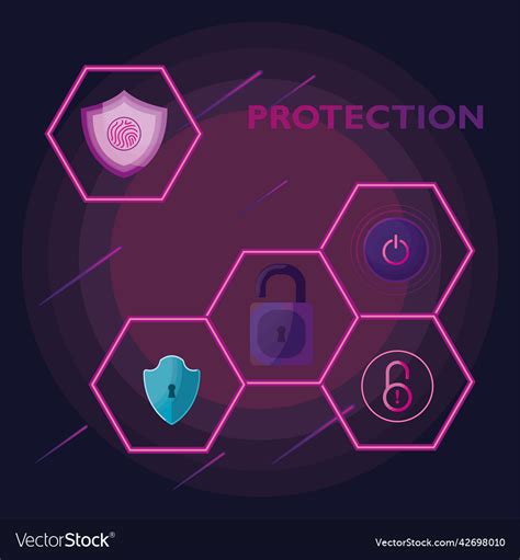Protection And Security Banner Royalty Free Vector Image
