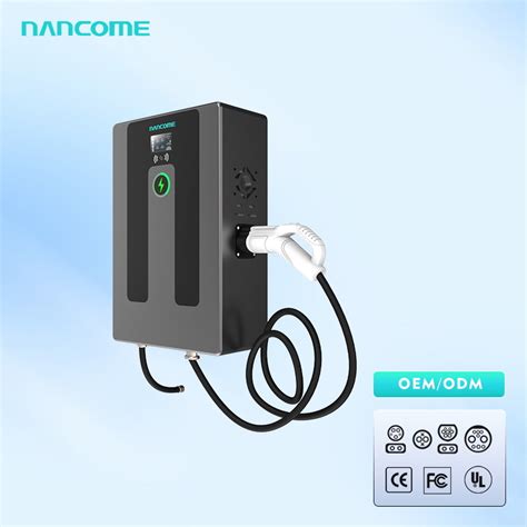 20kw High Power Ccs Level 2 Wall Ip54 Electric Car Charger Stations