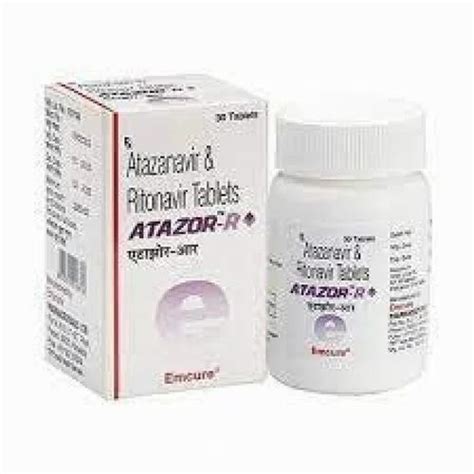 Atazor R Tablet 1 30 Tablets Treatment Hiv Infection At 1750