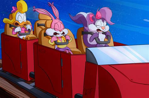 Comm Tiny Toon Girlss Coaster Of Terror Night By Pingo04 On Deviantart