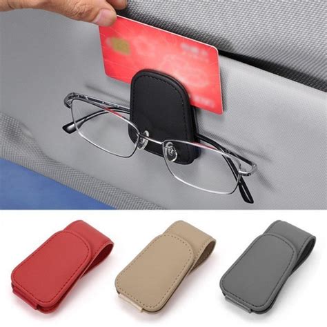 Multi Color Optional Microfiber Car Glasses Clip General Car Sunshade