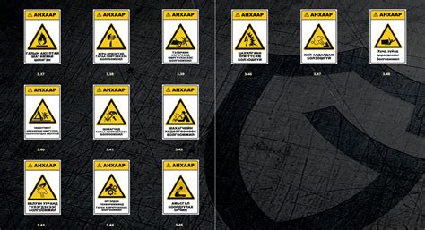 Анхааруулах тэмдэг Анхааруулах тэмдэг Safety Sign Эйч Эс Си Ти ХХК