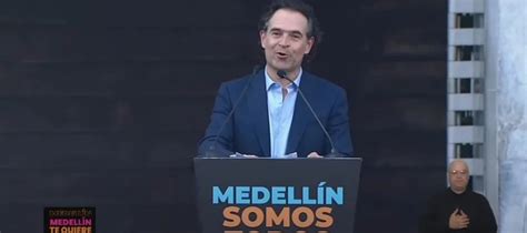 Federico Gutiérrez Ya Tomó Juramento Como Alcalde De Medellín Y No Se