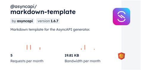 Asyncapimarkdown Template Cdn By Jsdelivr A Cdn For Npm And Github