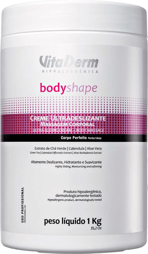 Creme De Massagem Vita Derm Body Shape Beleza Na Web