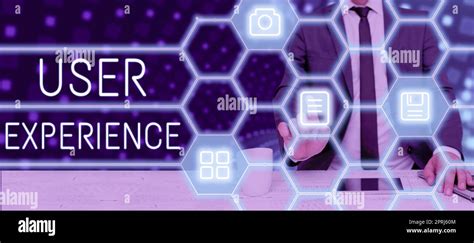 Text Caption Presenting User Experience Word Written On How A Person