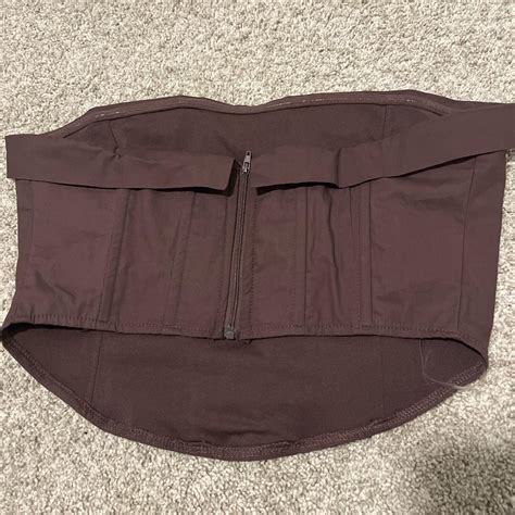 Womens Brown Corset Depop