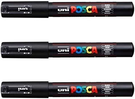 Uni Ball Uniball POSCA Mixed Pack Of 7 Marker Pens Mixed Colours And