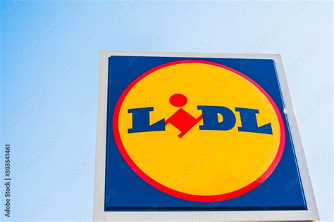 LIDL Supermarket Chain Brand Logo Stock Photo Adobe Stock