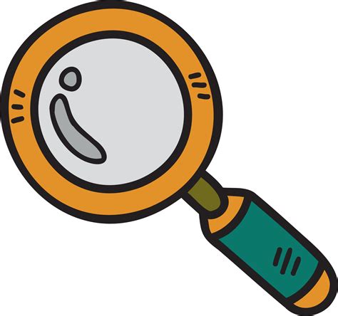 Dibujado A Mano Ilustración De Lupa 11732488 Png