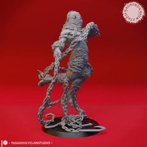 Chain Devil Dnd Mini Figure By Yasashi Kyojin Etsy