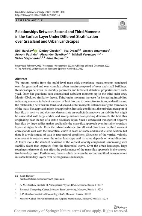 Relationships Between Second And Third Moments In The Surface Layer