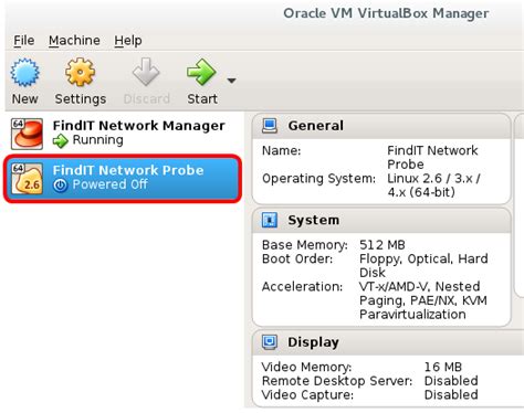 Install And Configure Findit Network Manager And Findit Network Probe On Oracle Vm Virtualbox