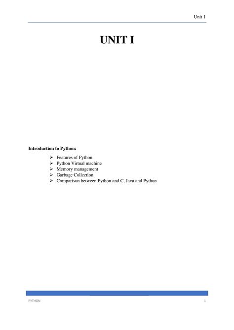 Solution Python Unit 1 Studypool