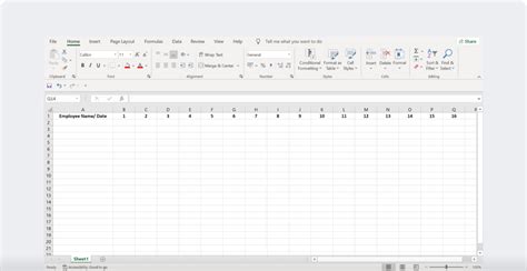 How To Create An Excel Attendance Tracker Free Templates
