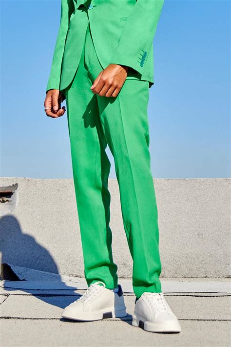 Mens Cotton Trousers Mens Casual Cotton Trousers Boohoo Uk