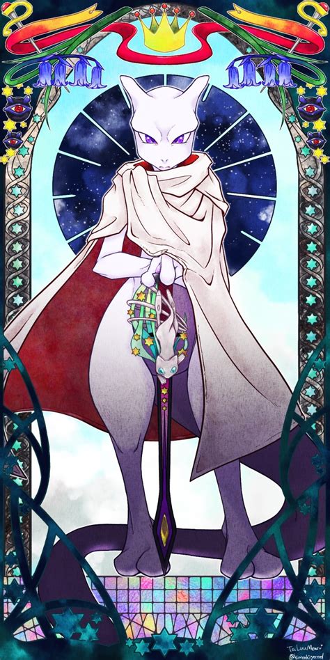 Kurakiyocool Mew Pokemon Mewtwo Nintendo Pokemon Highres Art