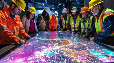 Free Team Analyzing Map Photo Team Engineers Map Download At Stockcake